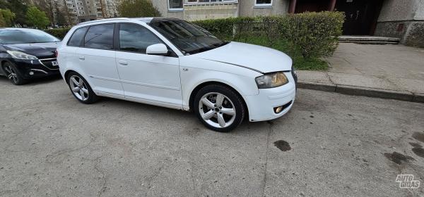 White Audi A3 2008 in Kaunas, with an engine capacity of 2.00 L and mileage of 346 thousand km for 3200 €, photo 10 on AUTOMOTO.COM.LV