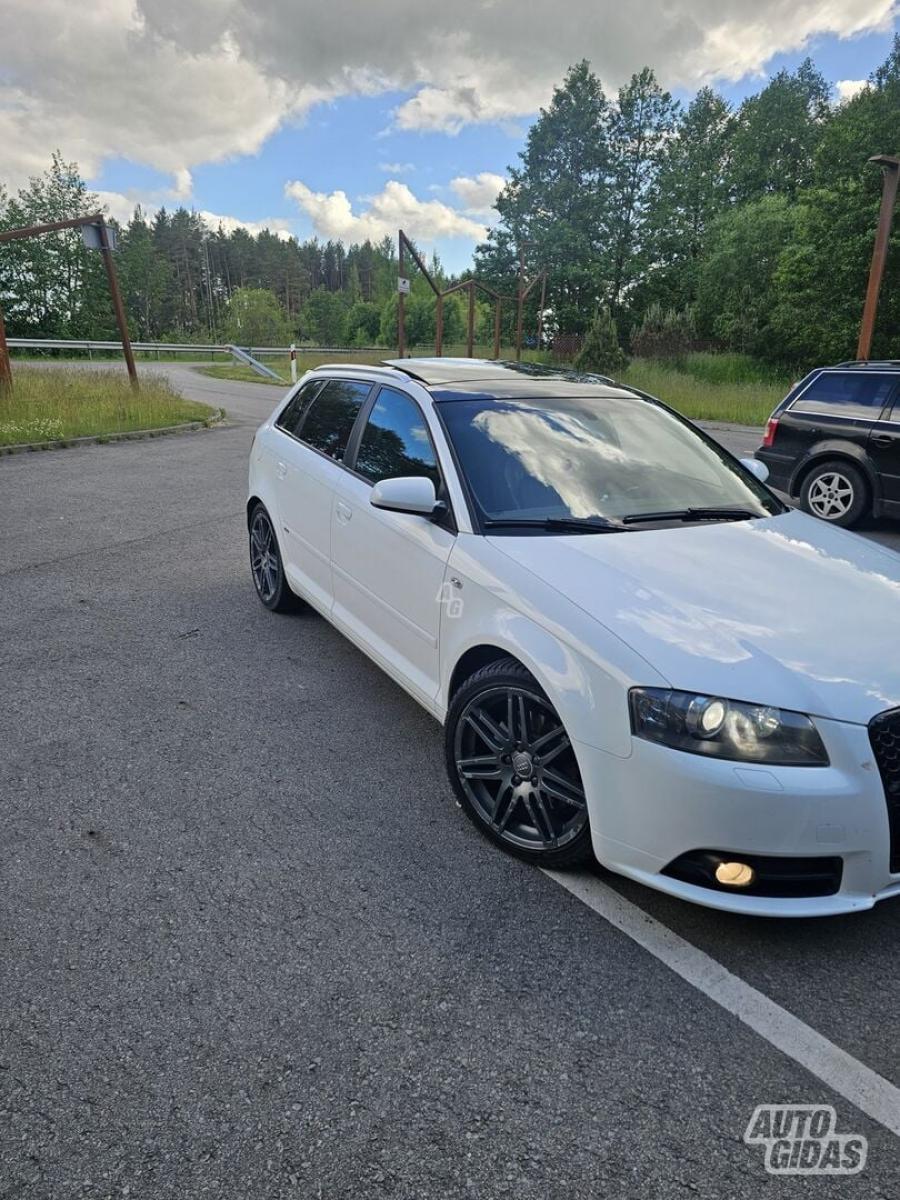 White Audi A3 2008 in Salcininkai, with an engine capacity of 2.00 L and mileage of 328 thousand km for 4650 €, photo 16 on AUTOMOTO.COM.LV