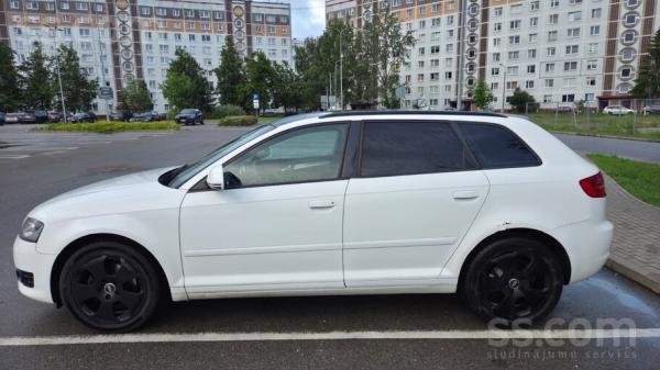 Белый Ауди А3 2008 в Рига, объемом двигателя 2.00 л и пробегом 263 тыс. км за 3600 €, фото 1 на AUTOMOTO.COM.LV
