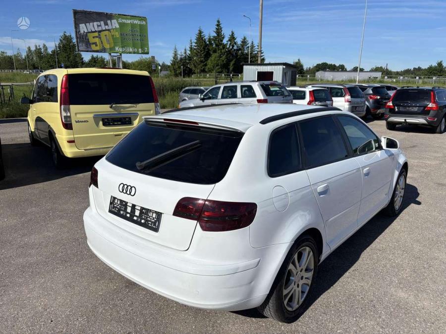 Balts Audi A3 2008 Utena, ar dzinēja tilpumu 1.90 L un nobraukumu 247 tūkst. km par 3850 €, foto 8 vietnē AUTOMOTO.COM.LV