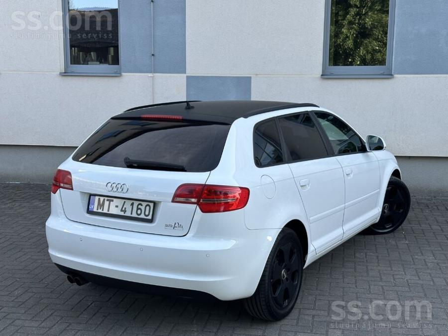 White Audi A3 2008 in Jelgava, with an engine capacity of 2.00 L and mileage of 264 thousand km for 5350 €, photo 7 on AUTOMOTO.COM.LV