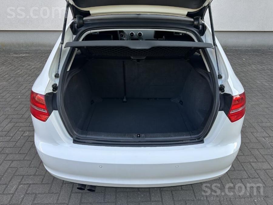 White Audi A3 2008 in Jelgava, with an engine capacity of 2.00 L and mileage of 264 thousand km for 5350 €, photo 8 on AUTOMOTO.COM.LV