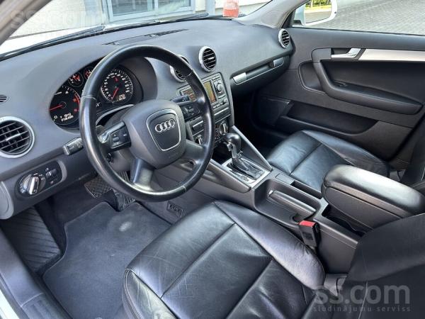 Balts Audi A3 2008 Jelgava, ar dzinēja tilpumu 2.00 L un nobraukumu 264 tūkst. km par 5350 €, foto 9 vietnē AUTOMOTO.COM.LV