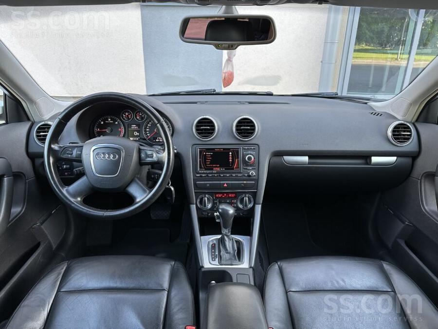White Audi A3 2008 in Jelgava, with an engine capacity of 2.00 L and mileage of 264 thousand km for 5350 €, photo 12 on AUTOMOTO.COM.LV