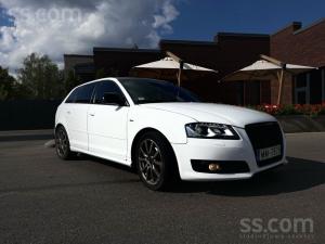 White Audi A3 2008 in Daugavpils, with an engine capacity of 2.00 L and mileage of 320 thousand km for 3400 €, photo 5 on AUTOMOTO.COM.LV
