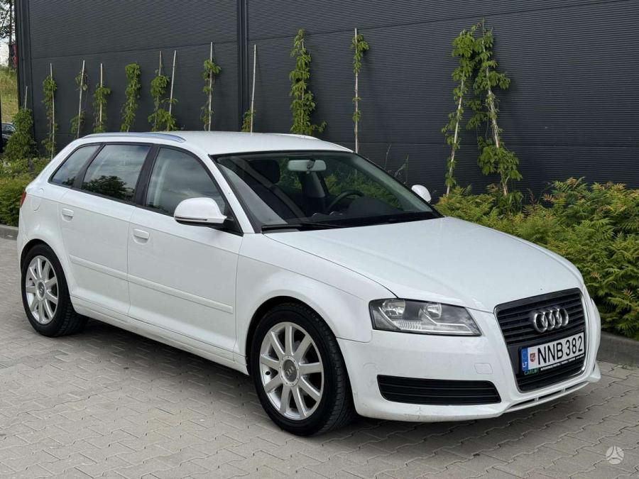 Balts Audi A3 2008 Viļņa, ar dzinēja tilpumu 1.90 L un nobraukumu 261 tūkst. km par 1800 €, foto 1 vietnē AUTOMOTO.COM.LV