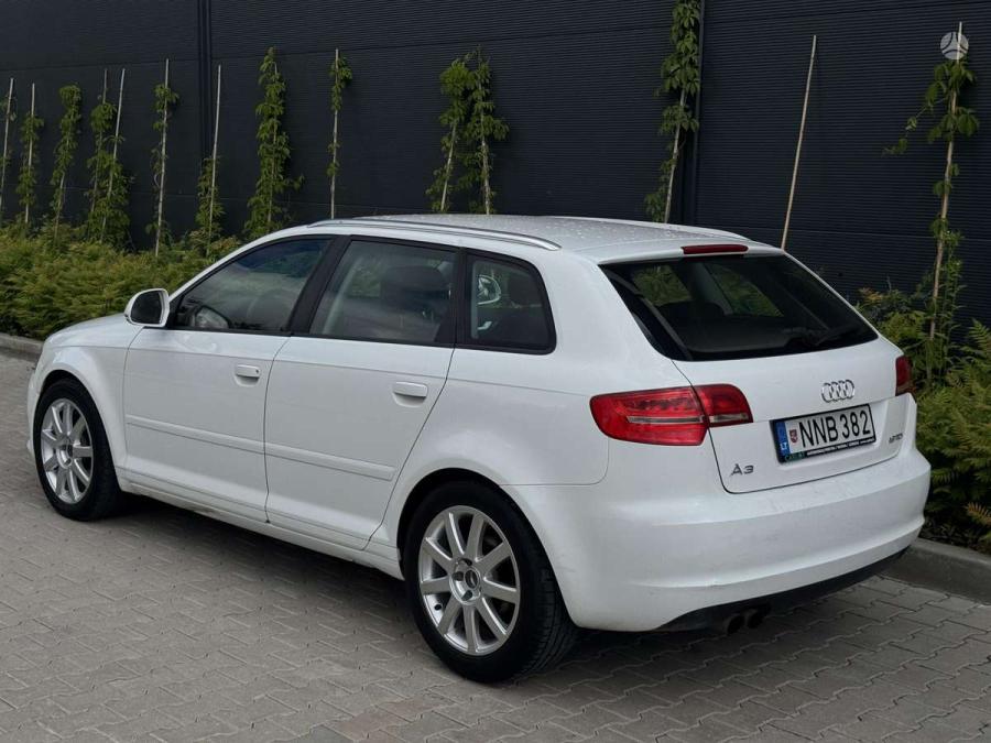 Balts Audi A3 2008 Viļņa, ar dzinēja tilpumu 1.90 L un nobraukumu 261 tūkst. km par 1800 €, foto 5 vietnē AUTOMOTO.COM.LV