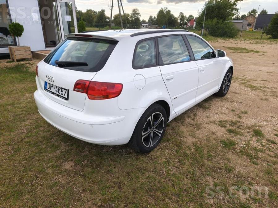 Balts Audi A3 2008 Kuldīga, ar dzinēja tilpumu 2.00 L un nobraukumu 273 tūkst. km par 4790 €, foto 5 vietnē AUTOMOTO.COM.LV