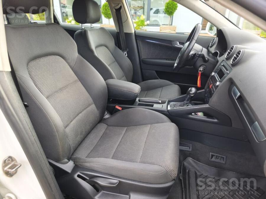Balts Audi A3 2008 Kuldīga, ar dzinēja tilpumu 2.00 L un nobraukumu 273 tūkst. km par 4790 €, foto 18 vietnē AUTOMOTO.COM.LV