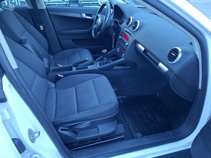 Balts Audi A3 2008 Kauņa, ar dzinēja tilpumu 1.97 L un nobraukumu 280 tūkst. km par 4550 €, foto 20 vietnē AUTOMOTO.COM.LV