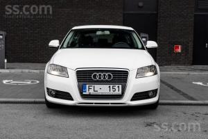 White Audi A3 2008 in Riga, with an engine capacity of 1.60 L and mileage of 150 thousand km for 5990 €, photo 4 on AUTOMOTO.COM.LV