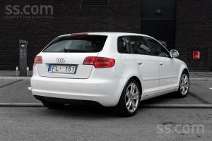 White Audi A3 2008 in Riga, with an engine capacity of 1.60 L and mileage of 150 thousand km for 5990 €, photo 7 on AUTOMOTO.COM.LV