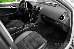 White Audi A3 2008 in Riga, with an engine capacity of 1.60 L and mileage of 150 thousand km for 5990 €, photo 10 on AUTOMOTO.COM.LV