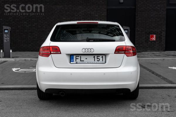Balts Audi A3 2008 Rīga, ar dzinēja tilpumu 1.60 L un nobraukumu 150 tūkst. km par 5990 €, foto 5 vietnē AUTOMOTO.COM.LV