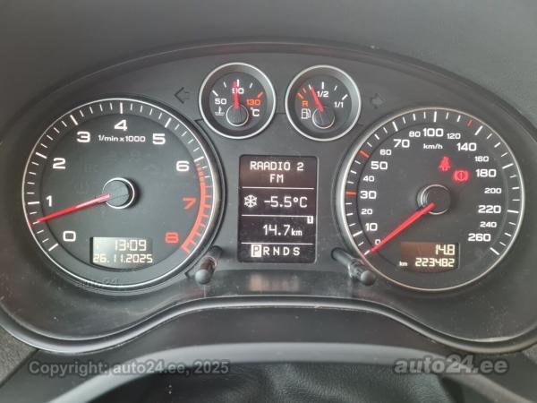 White Audi A3 2009 in Tartu, with an engine capacity of 1.40 L and mileage of 233 thousand km for 5700 €, photo 11 on AUTOMOTO.COM.LV