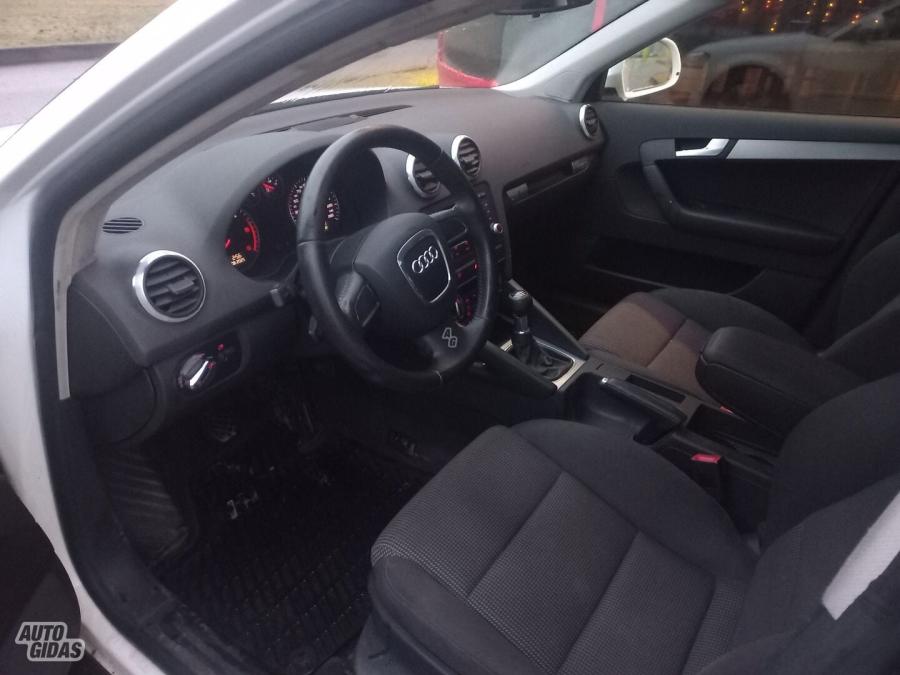 Balts Audi A3 2009 Viļņa, ar dzinēja tilpumu 2.00 L un nobraukumu 320 tūkst. km par 2600 €, foto 7 vietnē AUTOMOTO.COM.LV