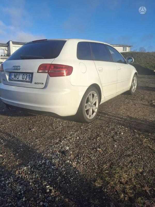 Balts Audi A3 2009 Telšiai, ar dzinēja tilpumu 1.97 L un nobraukumu 243 tūkst. km par 3400 €, foto 3 vietnē AUTOMOTO.COM.LV
