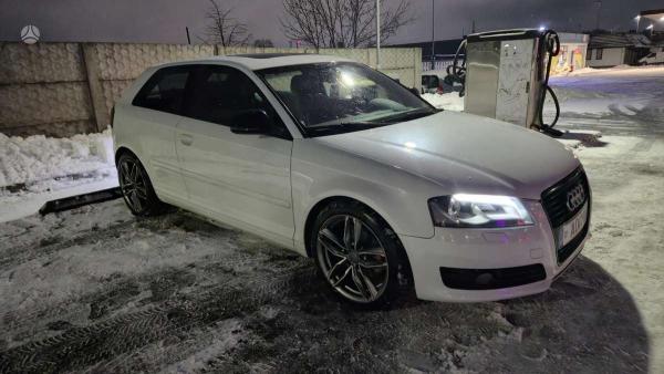 White Audi A3 2009 in Kaunas, with an engine capacity of 1.97 L and mileage of 316 thousand km for 4350 €, photo 3 on AUTOMOTO.COM.LV