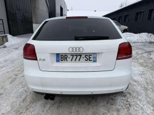 White Audi A3 2009 in Taurage, with an engine capacity of 1.90 L and mileage of 319 thousand km for 2900 €, photo 6 on AUTOMOTO.COM.LV
