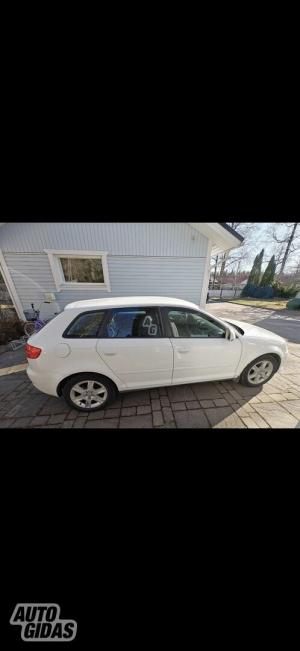 White Audi A3 2009 in Kaunas, with an engine capacity of 2.00 L and mileage of 380 thousand km for 3750 €, photo 3 on AUTOMOTO.COM.LV