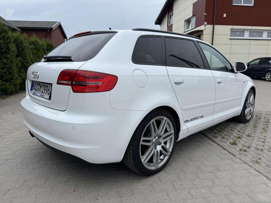 Balts Audi A3 2009 Kretinga, ar dzinēja tilpumu 1.98 L un nobraukumu 235 tūkst. km par 6495 €, foto 11 vietnē AUTOMOTO.COM.LV