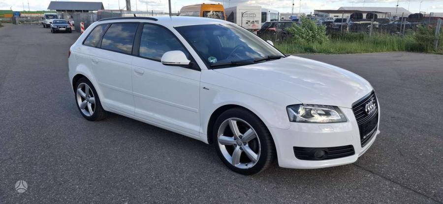 White Audi A3 2009 in Marijampole, with an engine capacity of 1.39 L and mileage of 252 thousand km for 5100 €, photo 3 on AUTOMOTO.COM.LV