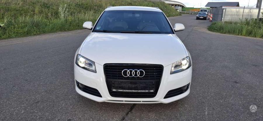 White Audi A3 2009 in Marijampole, with an engine capacity of 1.39 L and mileage of 252 thousand km for 5100 €, photo 8 on AUTOMOTO.COM.LV