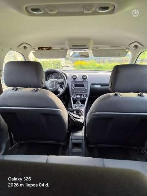 White Audi A3 2009 in Visaginas, with an engine capacity of 1.90 L and mileage of 260 thousand km for 3750 €, photo 6 on AUTOMOTO.COM.LV
