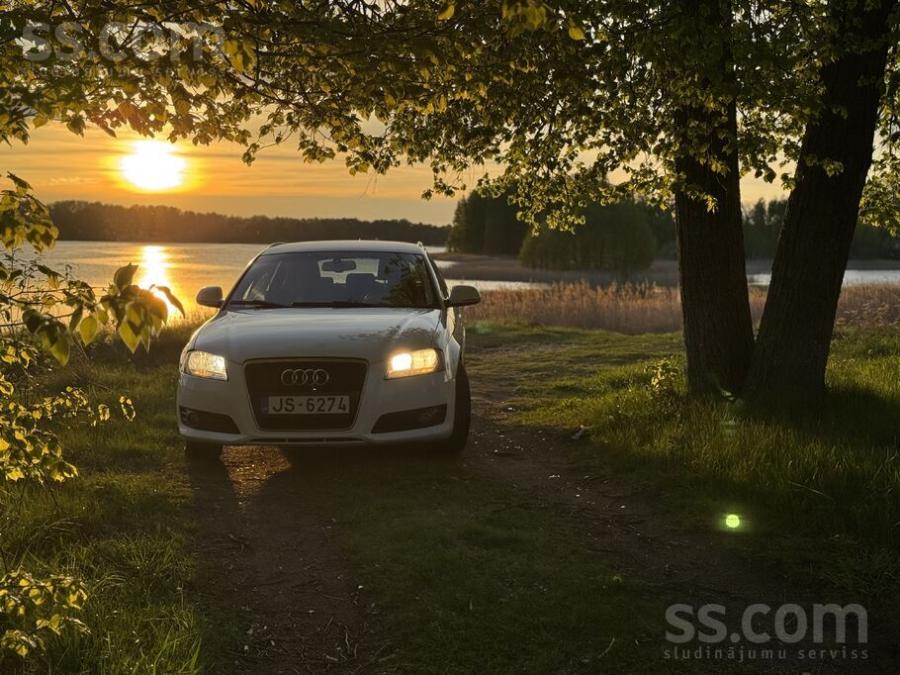 White Audi A3 2009 in Daugavpils, with an engine capacity of 2.00 L and mileage of 425 thousand km for 3550 €, photo 3 on AUTOMOTO.COM.LV