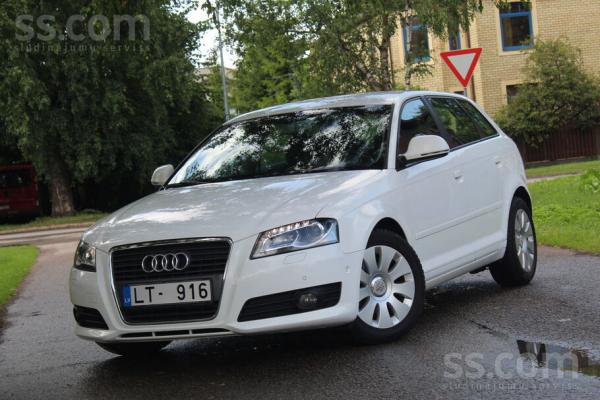 White Audi A3 2009 in Riga, with an engine capacity of 1.40 L and mileage of 229 thousand km for 4990 €, photo 3 on AUTOMOTO.COM.LV