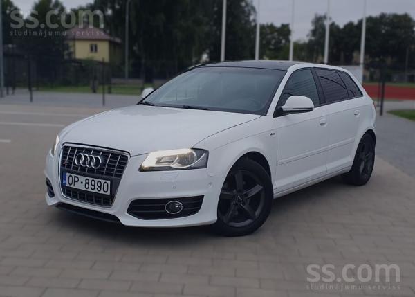 Белый Ауди А3 2009 в Елгава, объемом двигателя 2.00 л и пробегом 330 тыс. км за 5650 €, фото 1 на AUTOMOTO.COM.LV