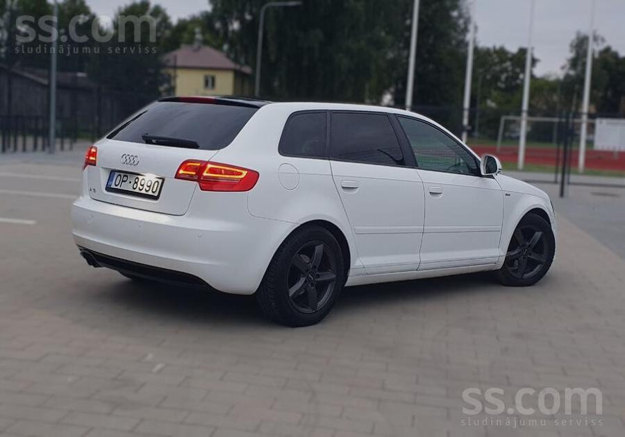 Белый Ауди А3 2009 в Елгава, объемом двигателя 2.00 л и пробегом 330 тыс. км за 5650 €, фото 5 на AUTOMOTO.COM.LV