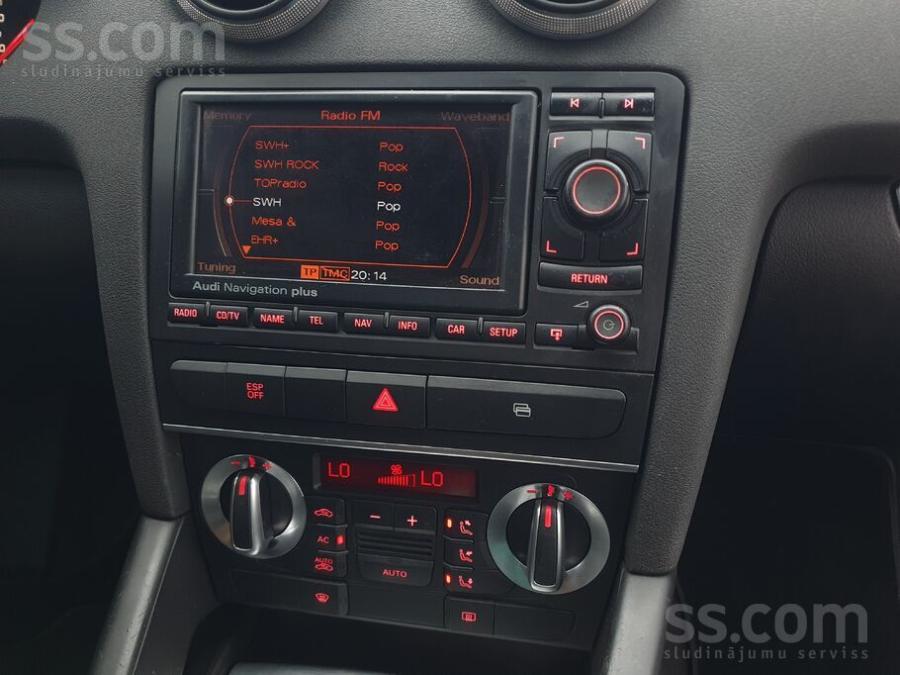Белый Ауди А3 2009 в Елгава, объемом двигателя 2.00 л и пробегом 330 тыс. км за 5650 €, фото 18 на AUTOMOTO.COM.LV