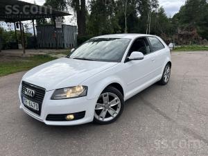White Audi A3 2009 in Riga, with an engine capacity of 1.60 L and mileage of 355 thousand km for 2750 €, photo 3 on AUTOMOTO.COM.LV