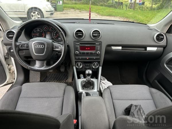 Balts Audi A3 2009 Rīga, ar dzinēja tilpumu 1.60 L un nobraukumu 355 tūkst. km par 2750 €, foto 6 vietnē AUTOMOTO.COM.LV