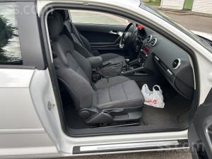 White Audi A3 2009 in Riga, with an engine capacity of 1.60 L and mileage of 355 thousand km for 2750 €, photo 9 on AUTOMOTO.COM.LV