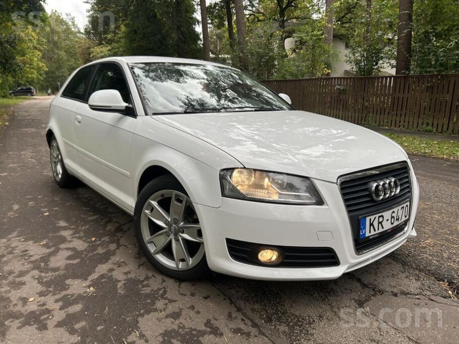 Белый Ауди А3 2009 в Рига, объемом двигателя 1.60 л и пробегом 359 тыс. км за 2950 €, фото 3 на AUTOMOTO.COM.LV