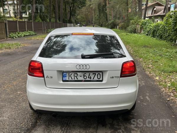 Белый Ауди А3 2009 в Рига, объемом двигателя 1.60 л и пробегом 359 тыс. км за 2950 €, фото 11 на AUTOMOTO.COM.LV