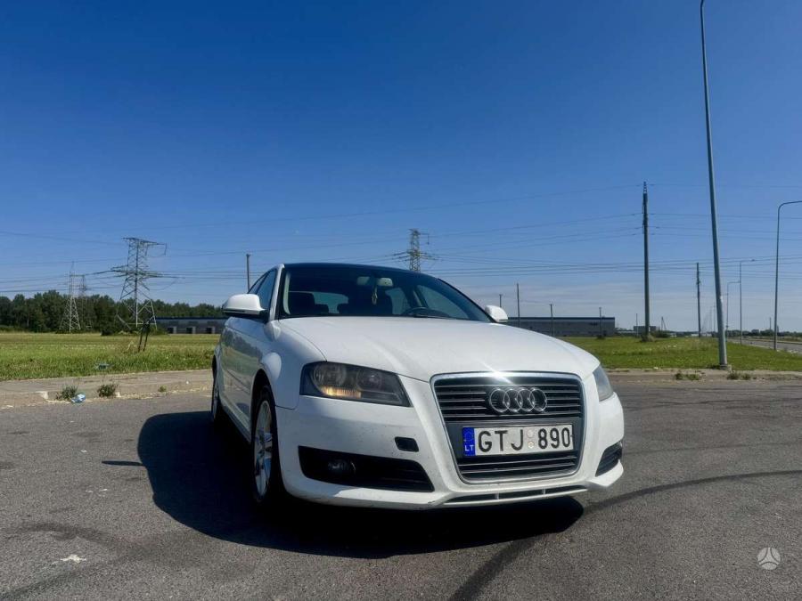 Белый Ауди А3 2009 в Паневежис, объемом двигателя 1.90 л и пробегом 452 тыс. км за 3999 €, фото 5 на AUTOMOTO.COM.LV