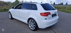 White Audi A3 2009 in Marijampole, with an engine capacity of 1.39 L and mileage of 252 thousand km for 5100 €, photo 5 on AUTOMOTO.COM.LV