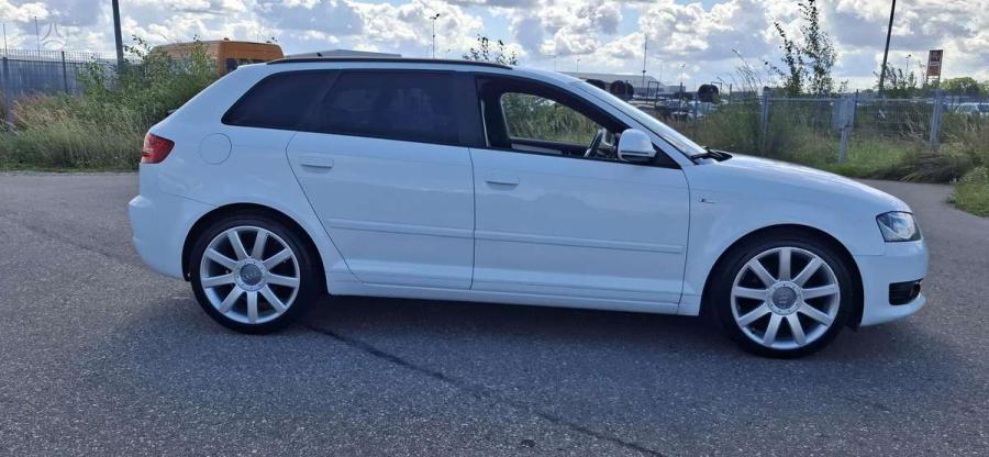 White Audi A3 2009 in Marijampole, with an engine capacity of 1.39 L and mileage of 252 thousand km for 5100 €, photo 7 on AUTOMOTO.COM.LV
