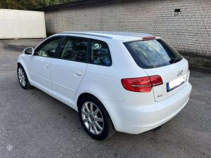 White Audi A3 2009 in Vilnius, with an engine capacity of 1.90 L and mileage of 259 thousand km for 2850 €, photo 4 on AUTOMOTO.COM.LV