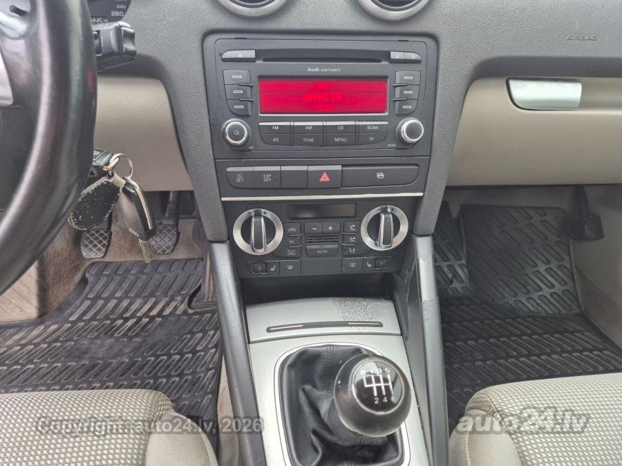 White Audi A3 2009 in Parnu, with an engine capacity of 1.80 L and mileage of 300 thousand km for 3500 €, photo 12 on AUTOMOTO.COM.LV