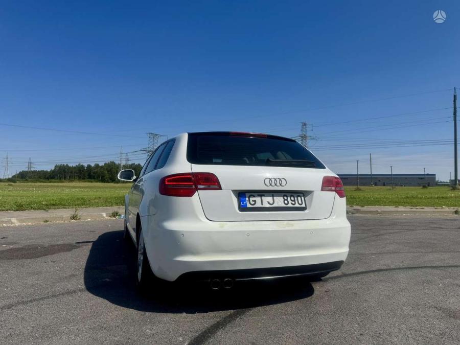 Balts Audi A3 2009 Panevēža, ar dzinēja tilpumu 1.90 L un nobraukumu 452 tūkst. km par 3999 €, foto 9 vietnē AUTOMOTO.COM.LV
