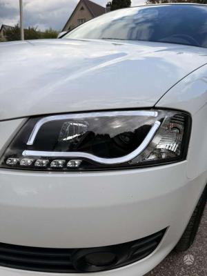 White Audi A3 2009 in Utena, with an engine capacity of 1.90 L and mileage of 227 thousand km for 5700 €, photo  on AUTOMOTO.COM.LV