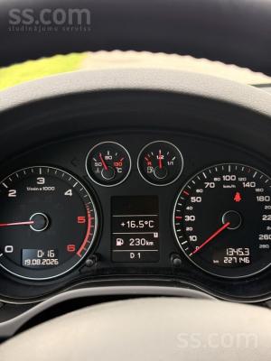 Белый Ауди А3 2009 в Лудза, объемом двигателя 1.90 л и пробегом 227 тыс. км за 5850 €, фото 39 на AUTOMOTO.COM.LV