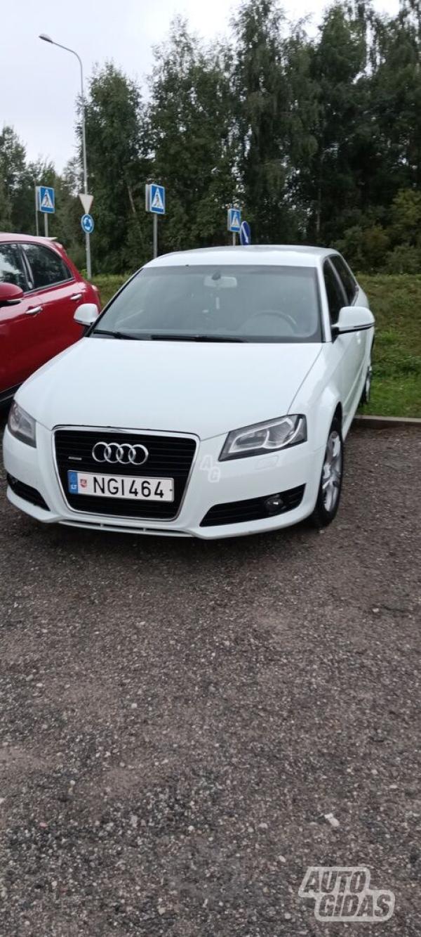 White Audi A3 2009 in Vilnius, with an engine capacity of 2.00 L and mileage of 411 thousand km for 3200 €, photo 1 on AUTOMOTO.COM.LV