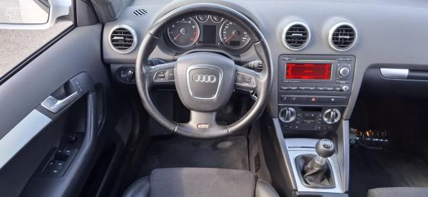 White Audi A3 2009 in Marijampole, with an engine capacity of 1.40 L and mileage of 252 thousand km for 4700 €, photo 11 on AUTOMOTO.COM.LV