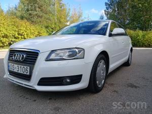 Белый Ауди А3 2009 в Рига, объемом двигателя 2.00 л и пробегом 0 тыс. км за 5950 €, фото  на AUTOMOTO.COM.LV