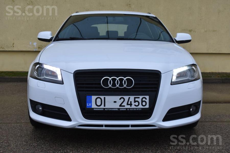 White Audi A3 2010 in Talsi, with an engine capacity of 1.80 L and mileage of 180 thousand km for 5900 €, photo 3 on AUTOMOTO.COM.LV